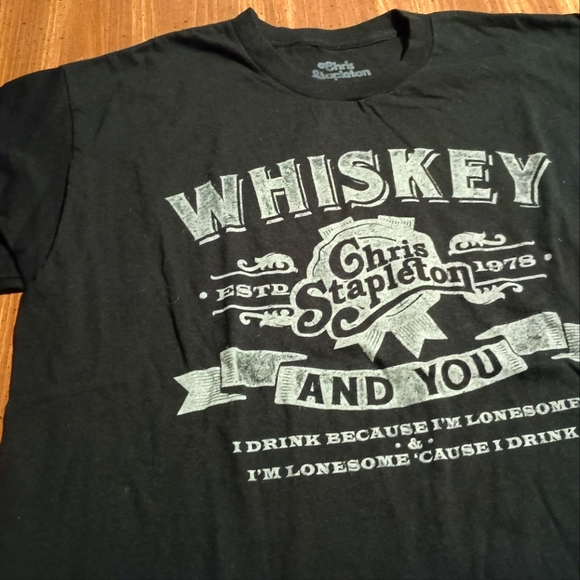 Chris Stapleton | Shirts | Chris Stapleton Tshirt Large Whiskey And You ...